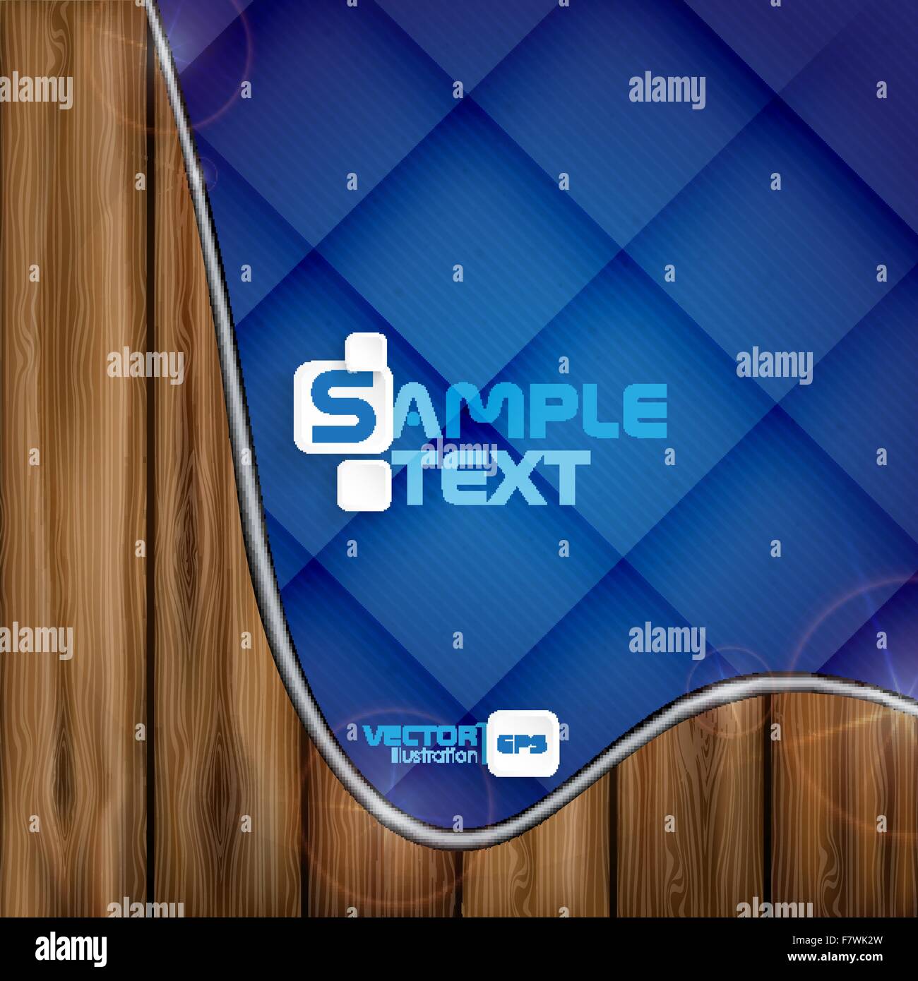 Blue Square Abstract Background Stock Vector Image & Art - Alamy