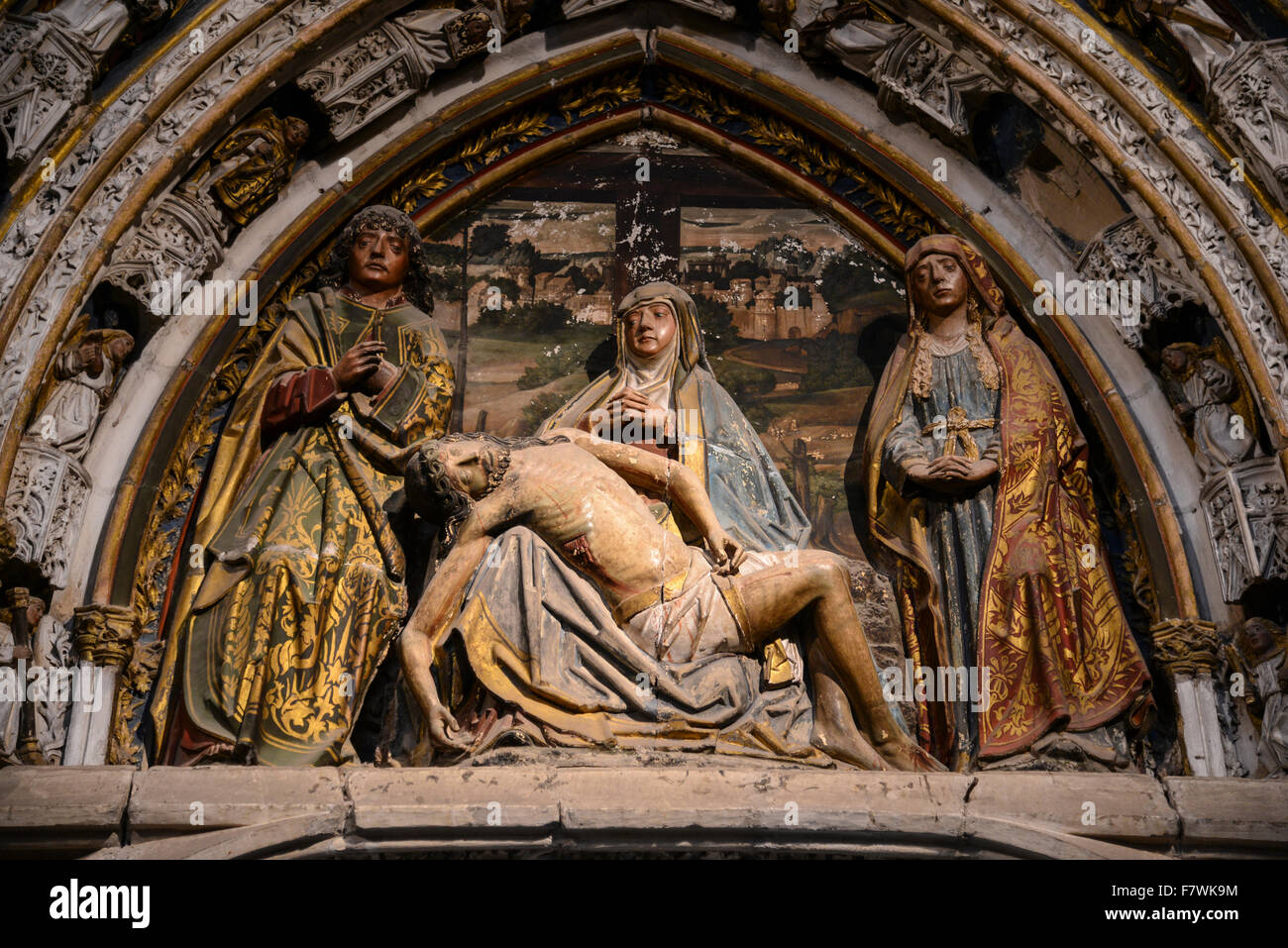 Statue in catedral de segovia hi-res stock photography and images - Alamy
