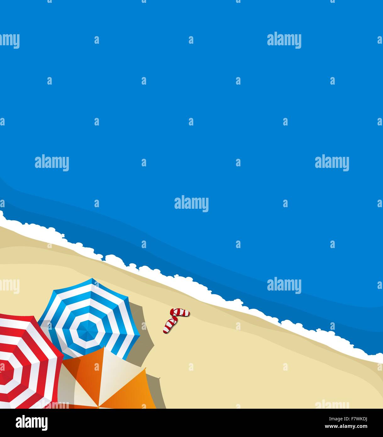 Sea composition summer background Stock Vector Images - Alamy