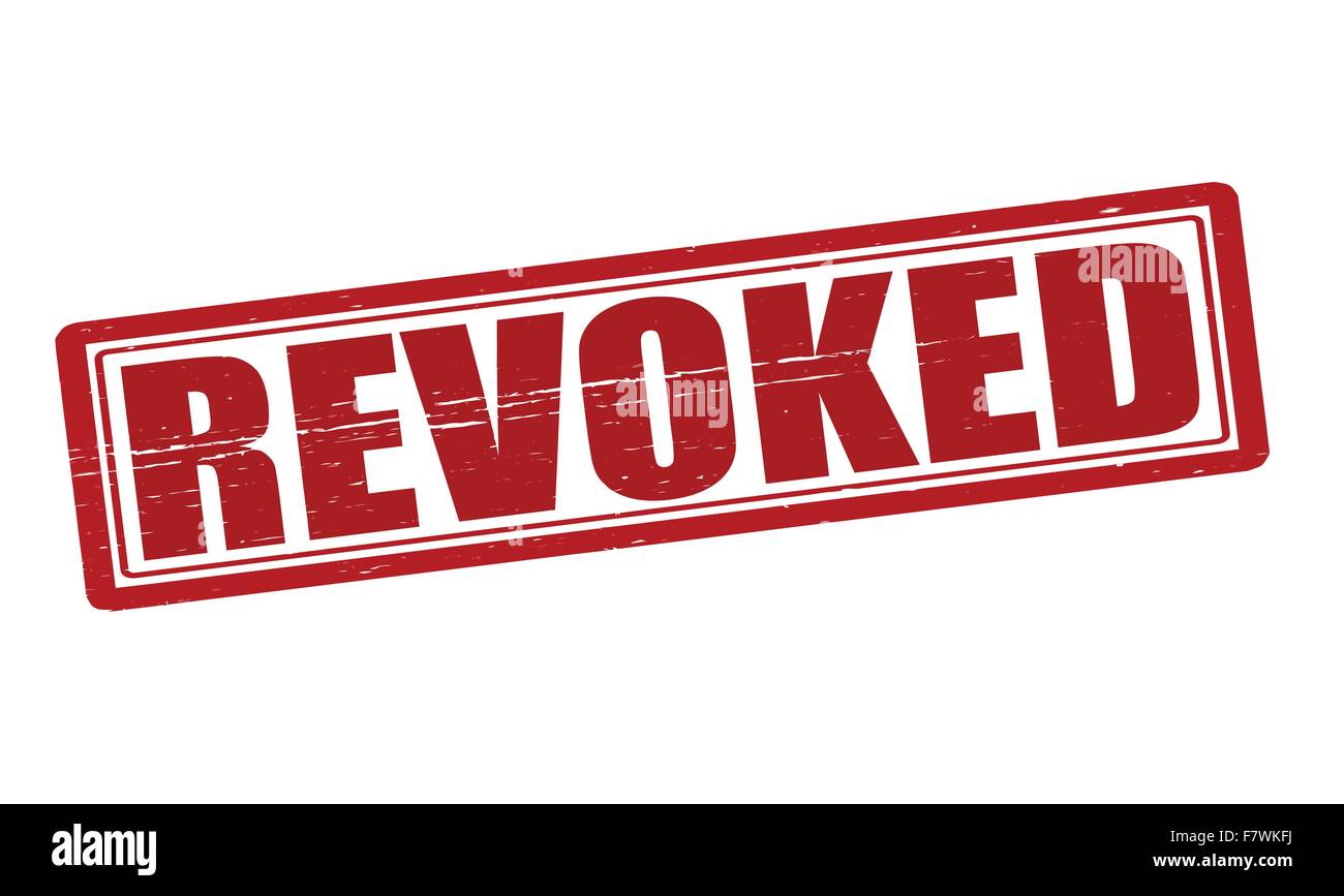 Revoke Stock Vector Images - Alamy
