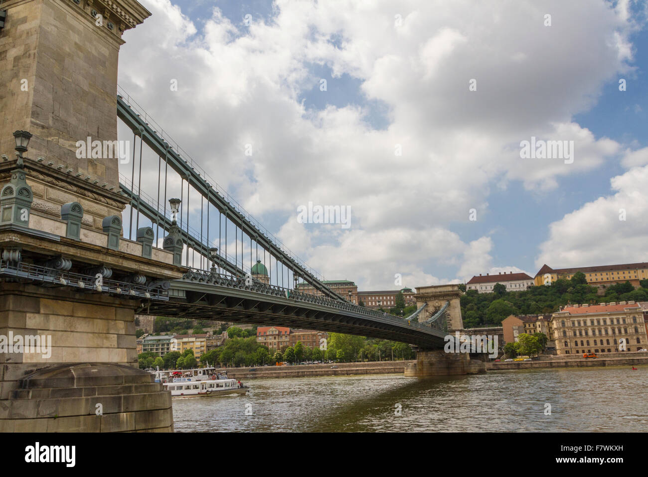 Chain Bridge of Budapest, Hungary Stock Photo - Alamy