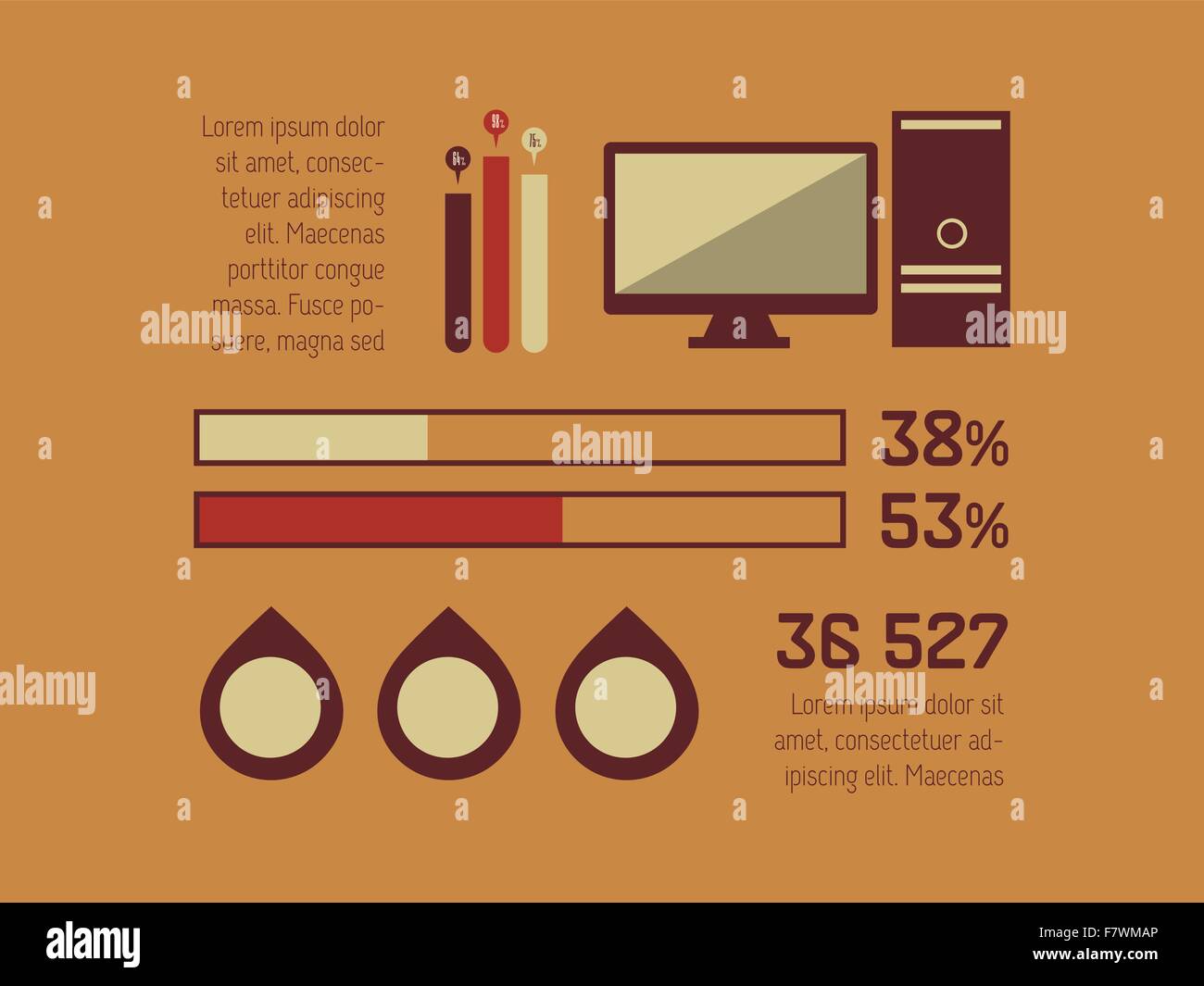 Infographics computer screen hi-res stock photography and images - Alamy