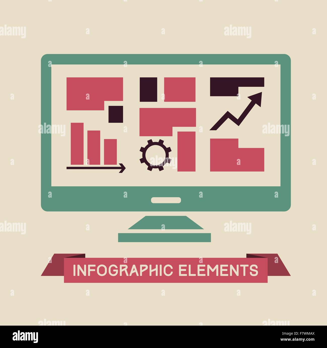 Technology Infographic Element Stock Vector Image & Art - Alamy