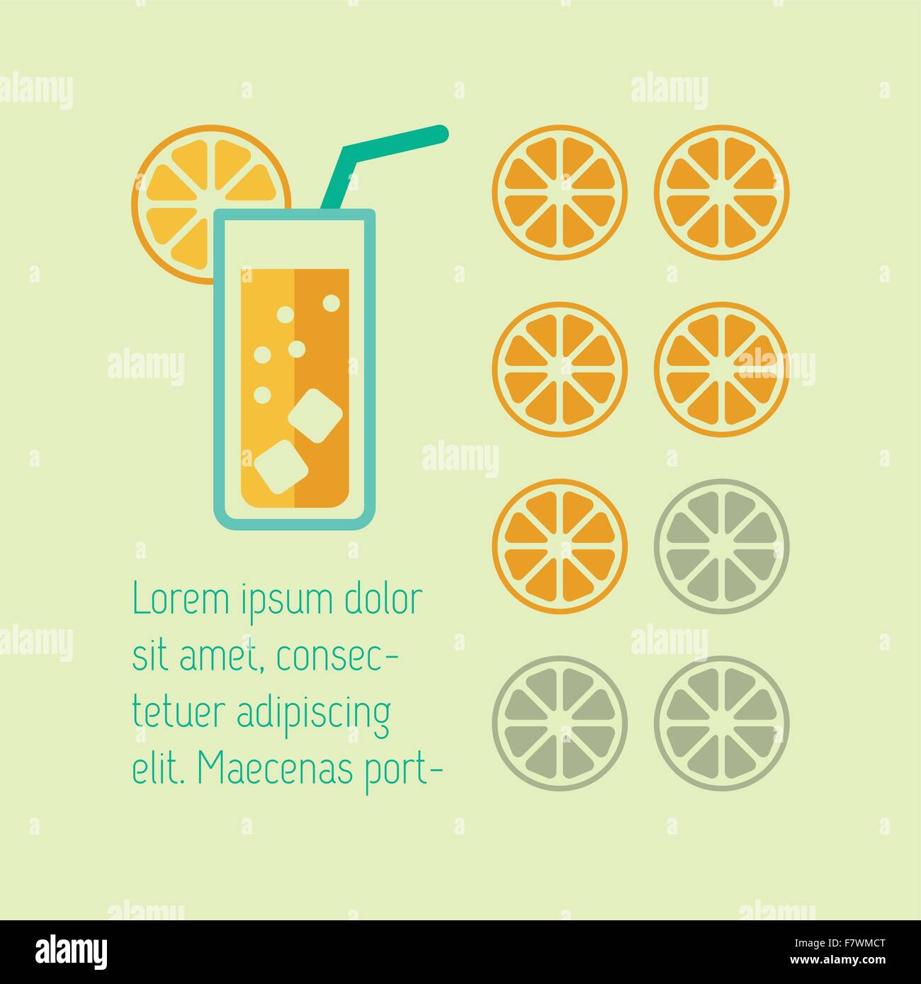 Orange fruit infographic Stock Vector Images - Alamy