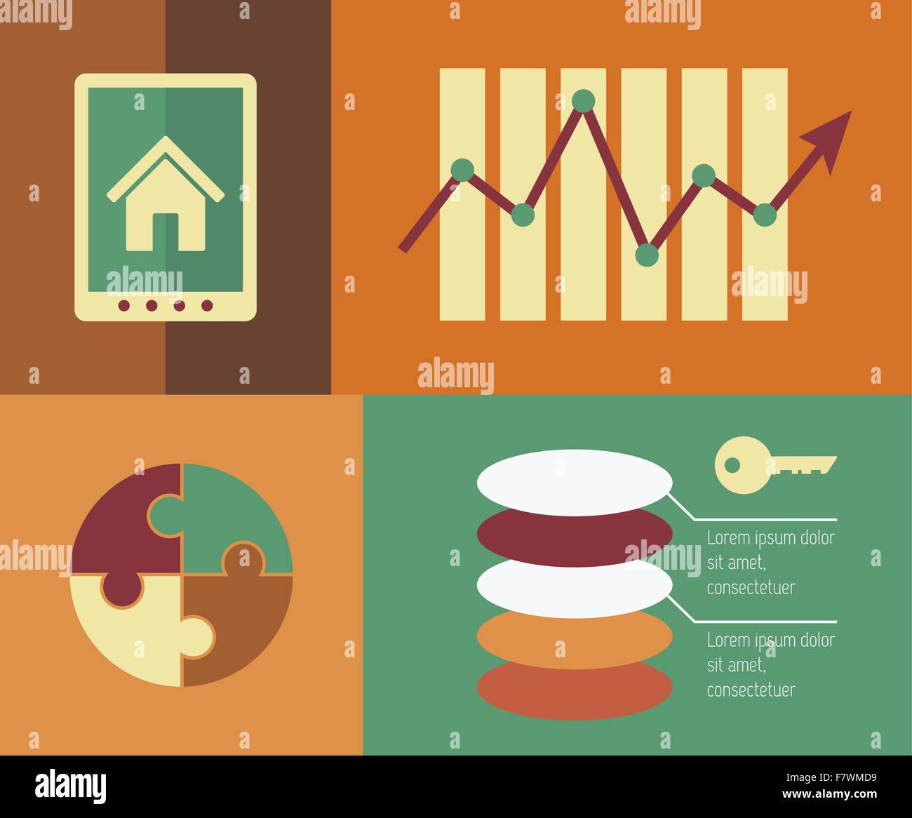 Real Estate Infographic Element Stock Vector Image & Art - Alamy
