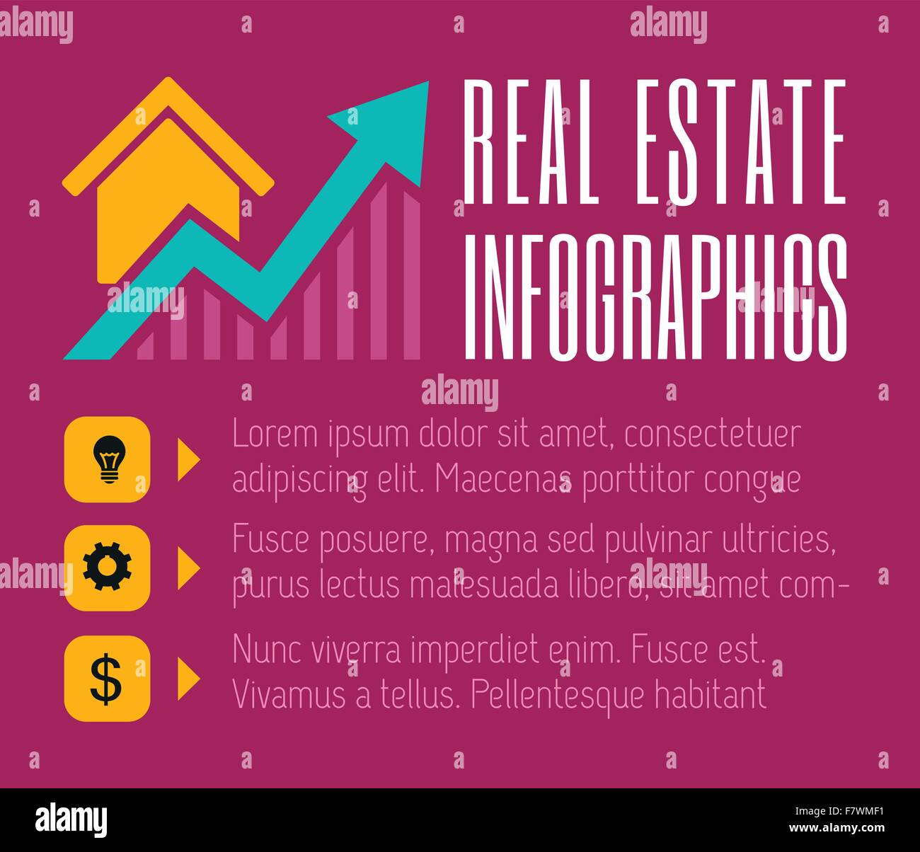 Real Estate Infographic Element Stock Vector Image & Art - Alamy