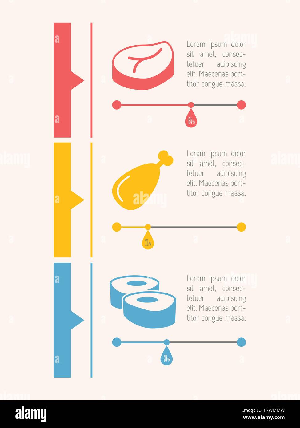 Food Infographic Element Stock Vector Image & Art - Alamy