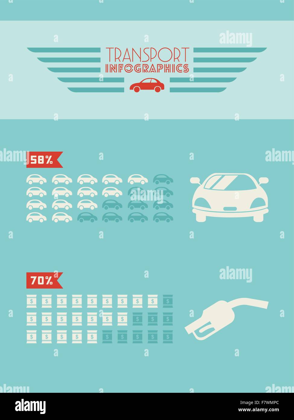 Transportation Infographic Element Stock Vector Image & Art - Alamy