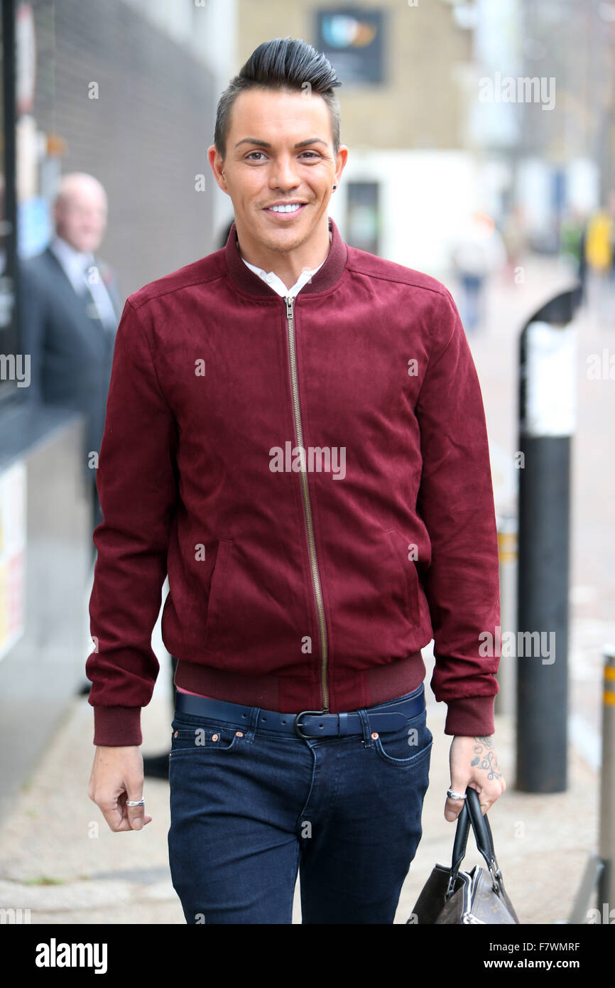 Bobby Norris outside ITV Studios Featuring: Bobby Norris Where: London ...