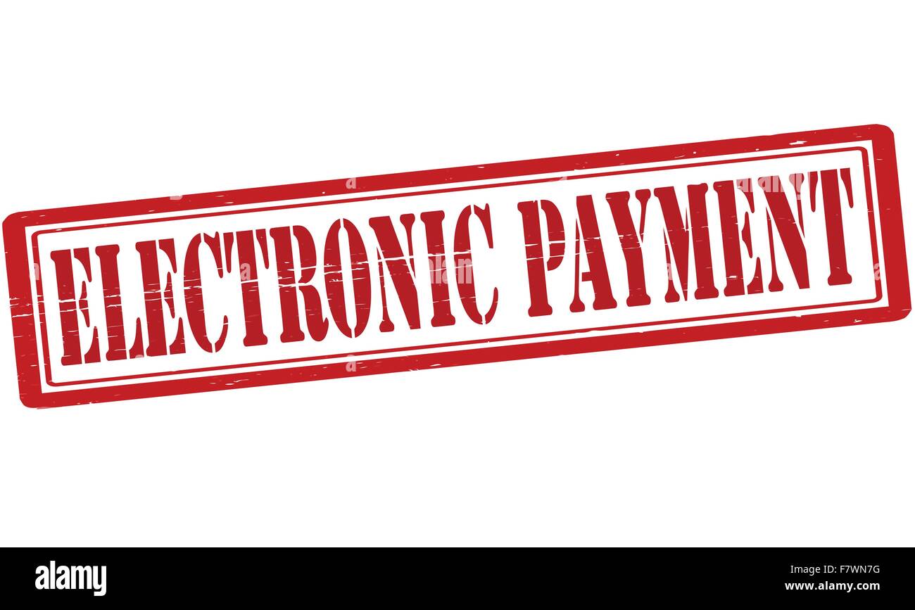 Electronic payment Stock Vector Images - Alamy