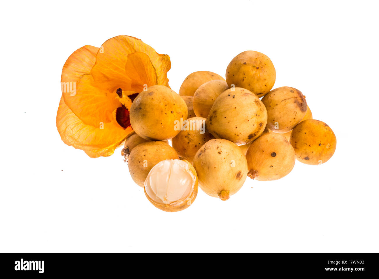 Thai fruit Lansium Stock Photo - Alamy