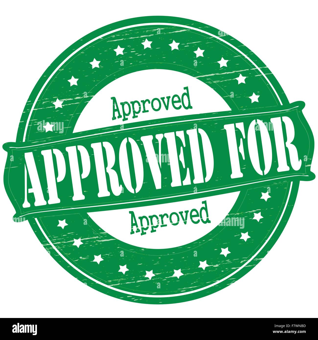 Approved green ink stamp Stock Vector Images - Alamy