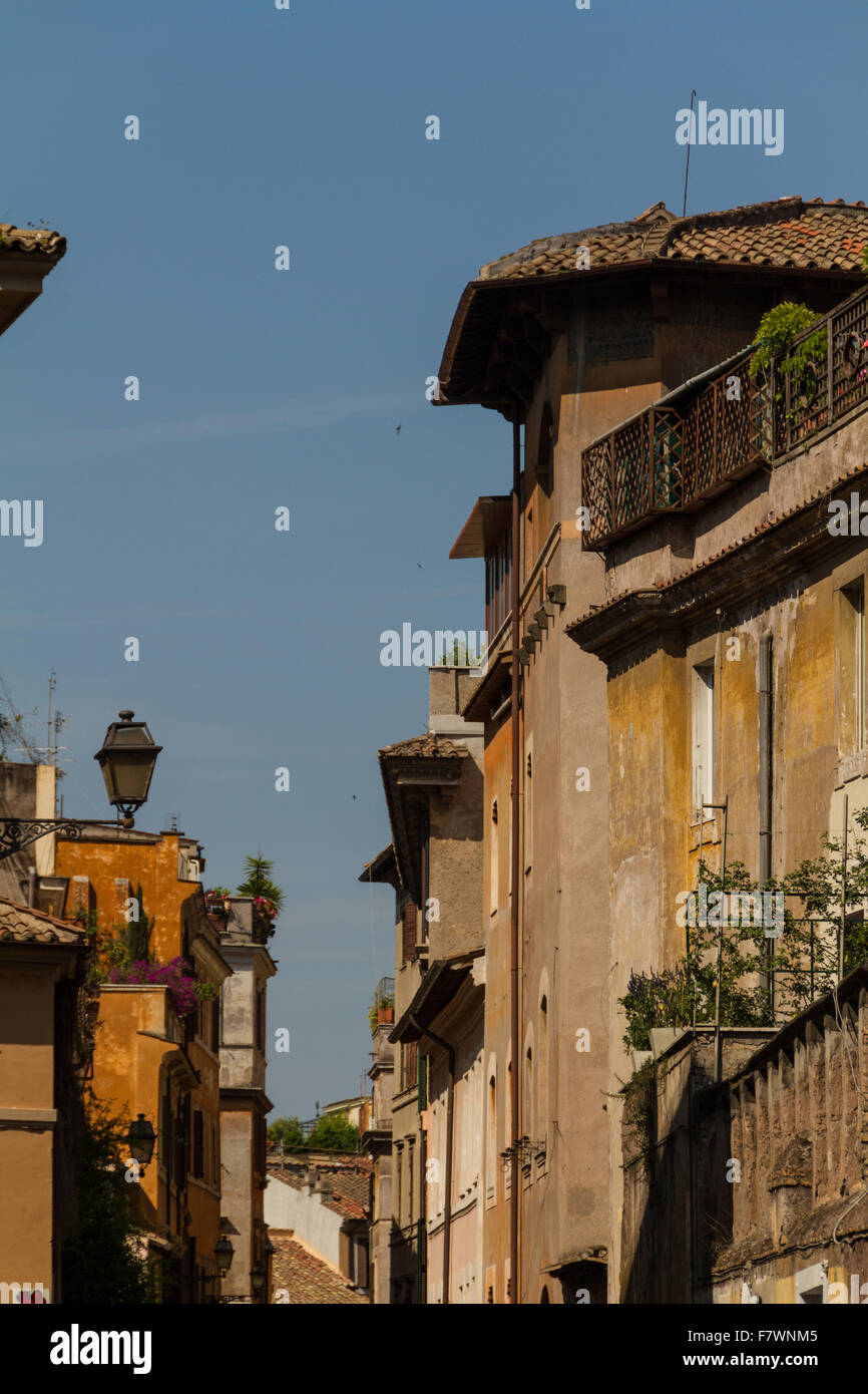 Rome, Italy. Typical architectural details of the old city Stock Photo ...