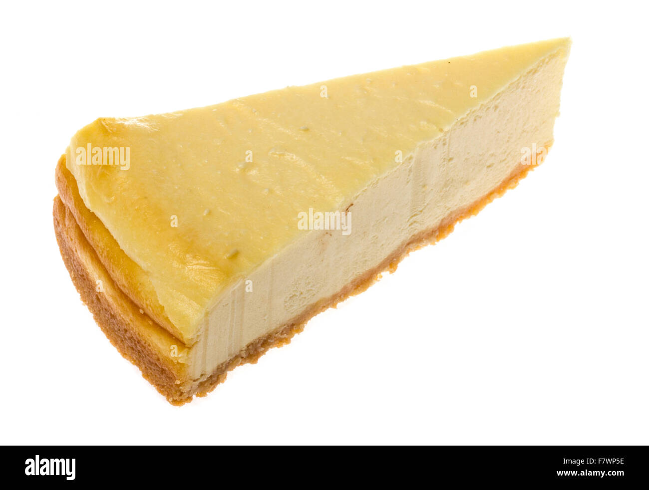 Cheesecake isolated on white background Stock Photo - Alamy