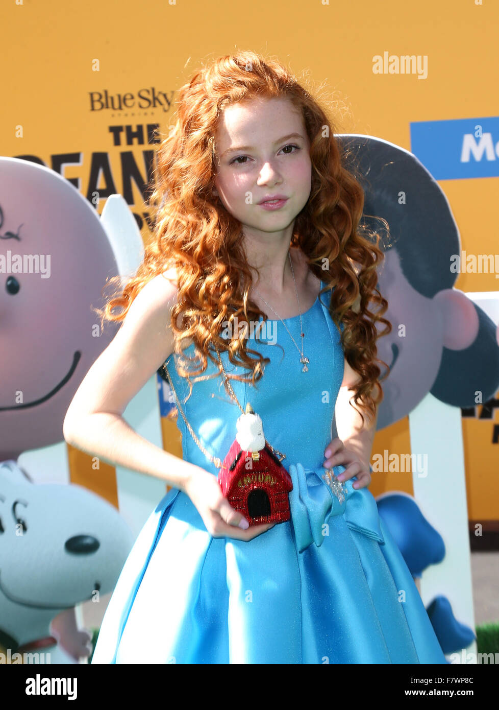 the premiere of THE PEANUTS MOVIE Featuring: Francesca Capaldi Where ...