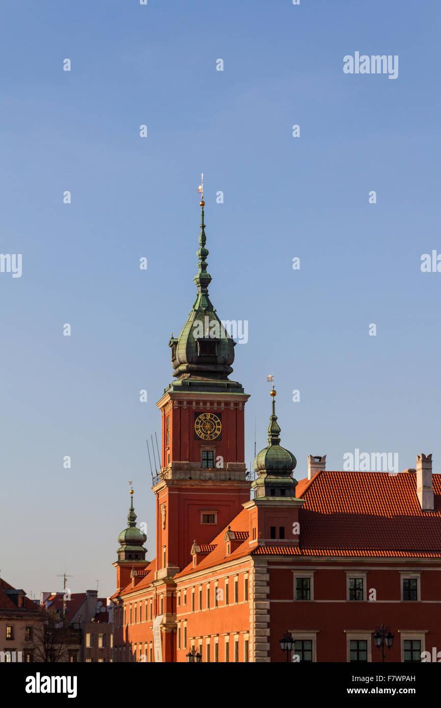Warsaw, Poland. Old Town - famous Royal Castle. UNESCO World Heritage ...