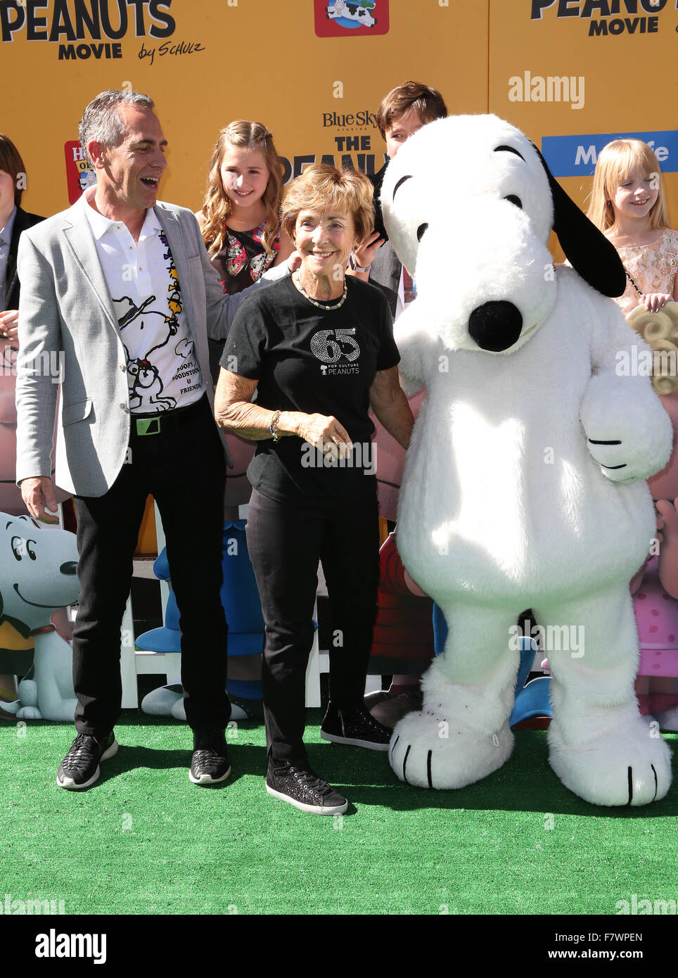 the premiere of THE PEANUTS MOVIE Featuring: Steve Martino, Jean ...