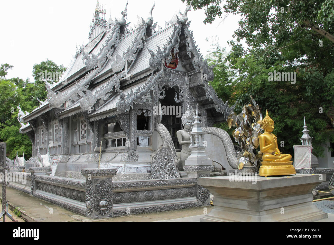 Wat Sri Suphan in Chiang Mai, Thailand Stock Photo - Alamy