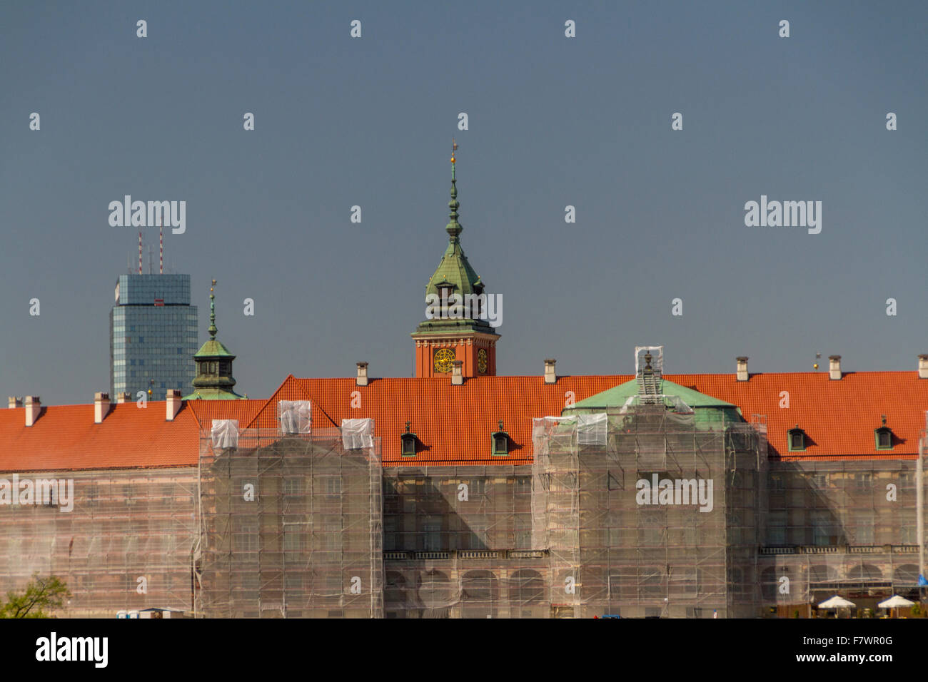 Warsaw, Poland. Old Town - famous Royal Castle. UNESCO World Heritage ...