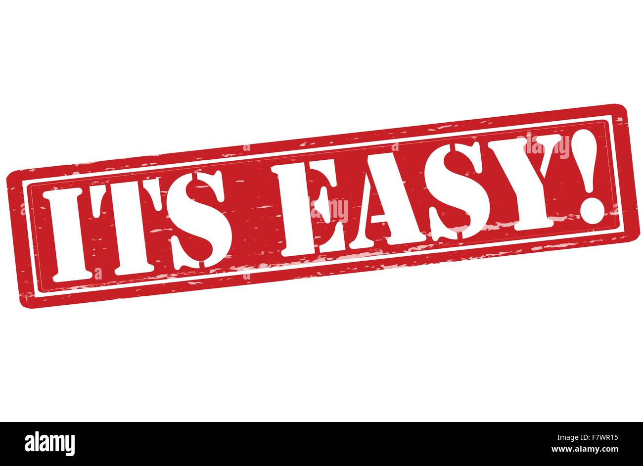 Sign easy Stock Vector Images - Alamy