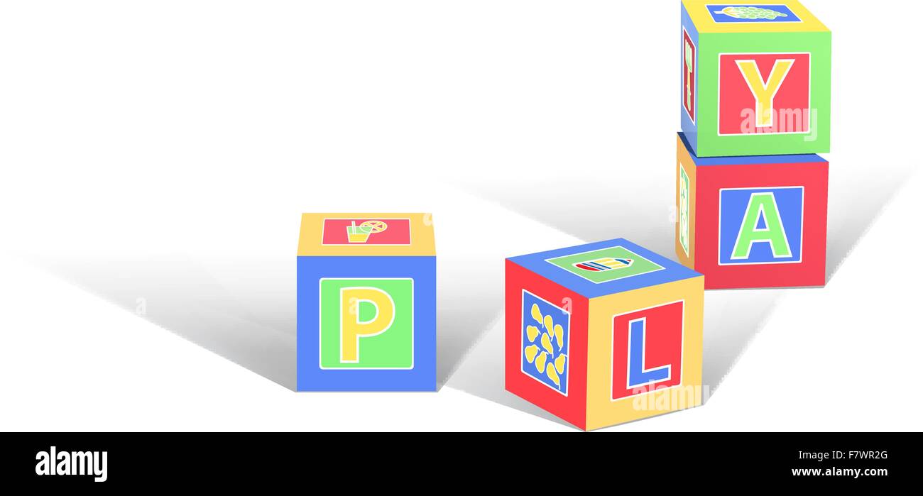 Baby cubes Stock Vector Images - Alamy