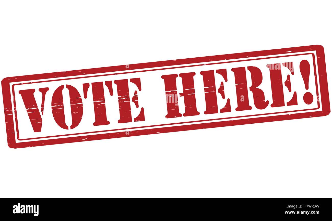 Vote stamp Stock Vector Images - Alamy