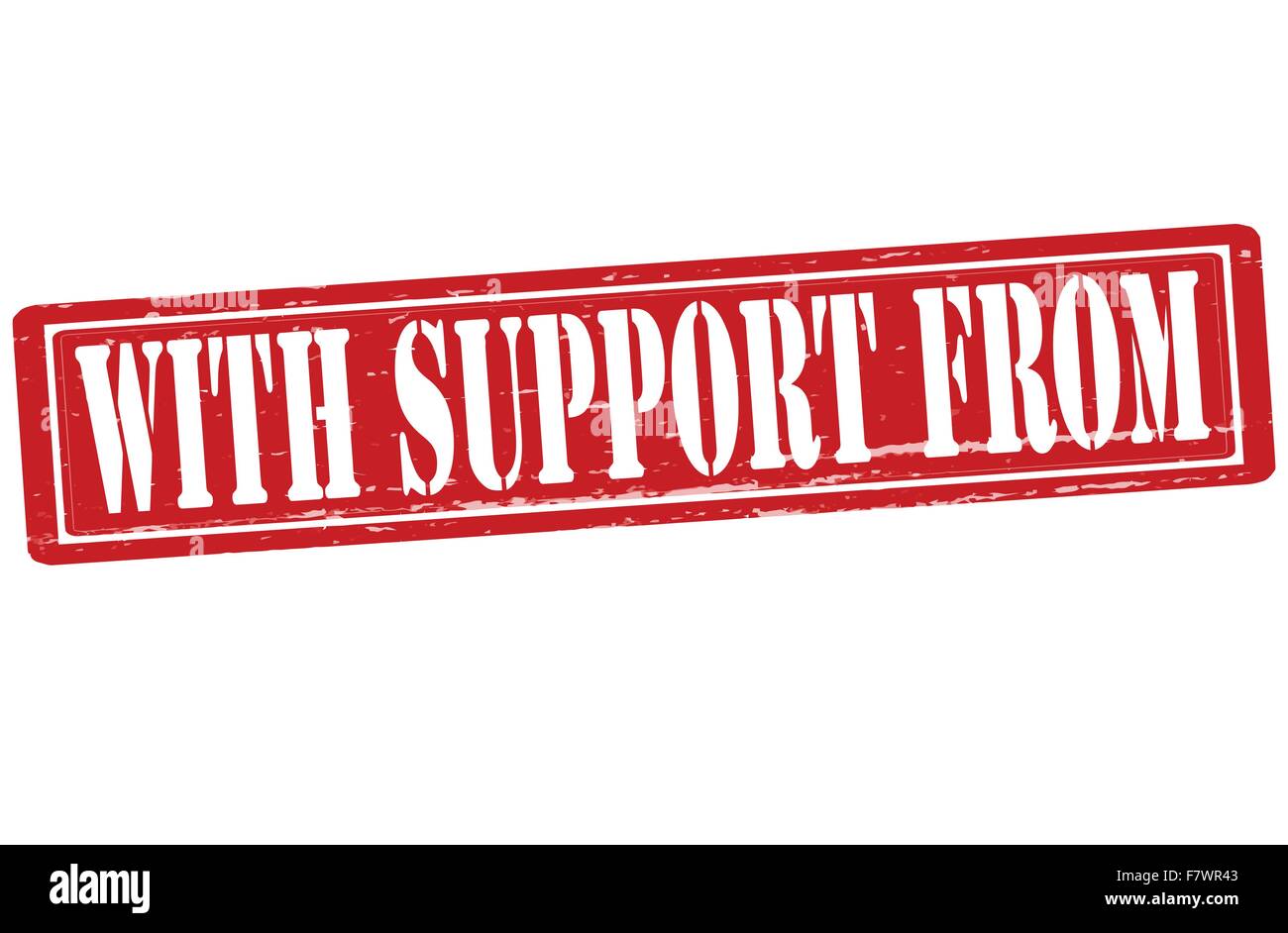 With support from Stock Vector Image & Art - Alamy