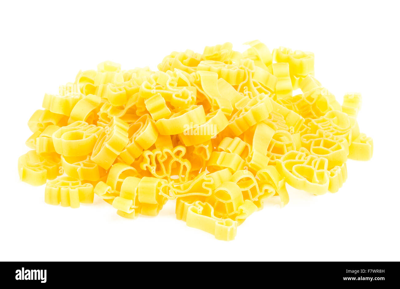 Raw yellow Italian pasta Stock Photo - Alamy