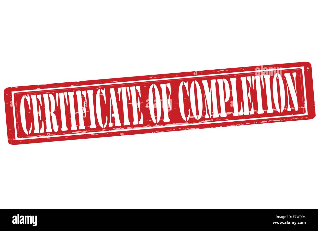 Certificate Of Completion Stock Photos & Certificate Of Completion ...