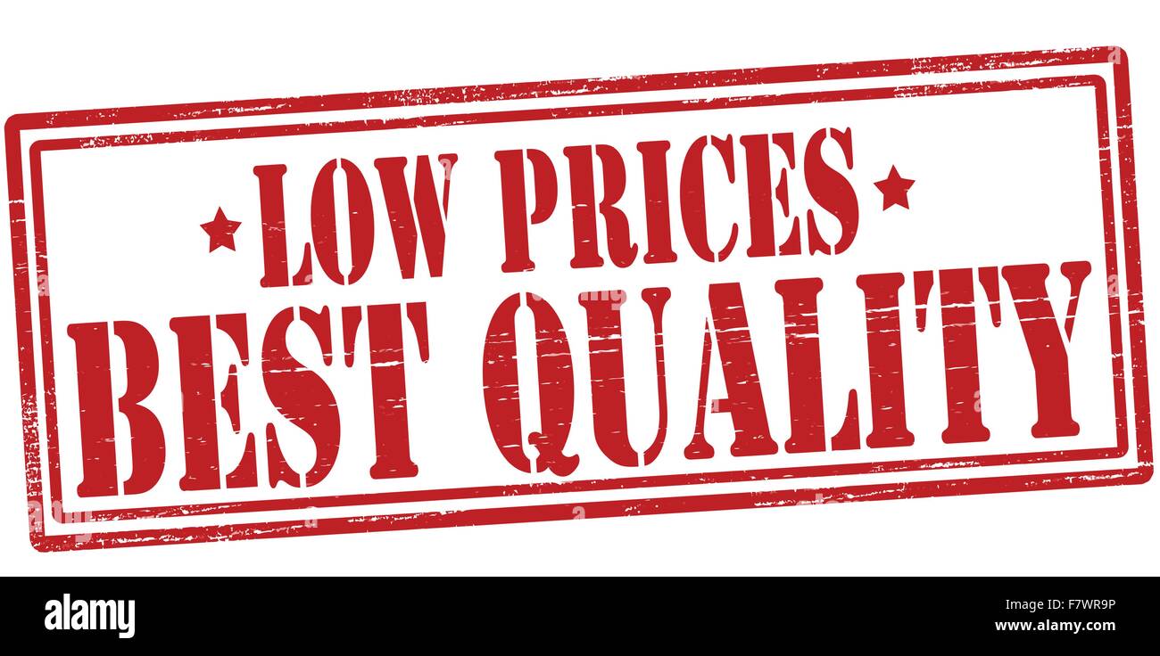 Low prices best quality Stock Vector Image & Art - Alamy