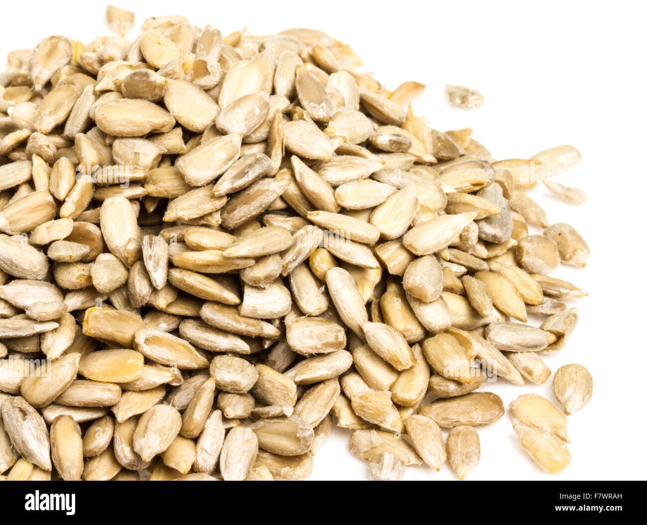 fresh sunflower seeds isolated on a white background Stock Photo - Alamy
