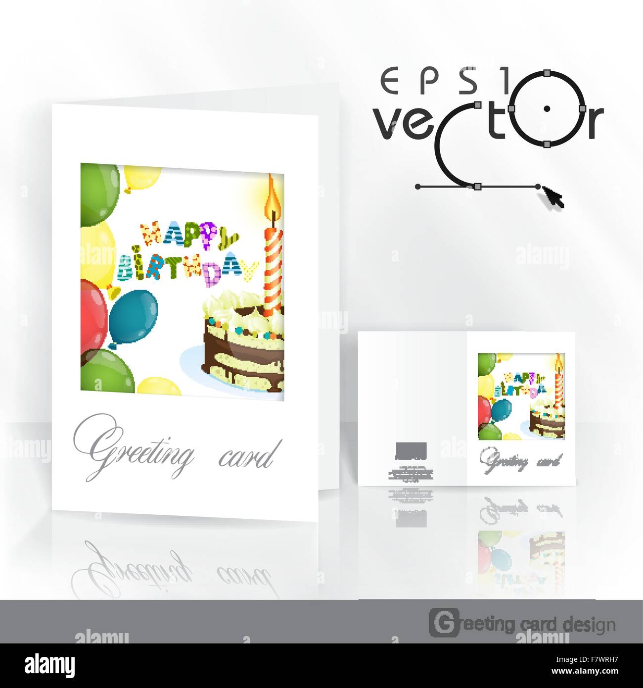 Greeting Card Design, Template Stock Vector Image & Art - Alamy