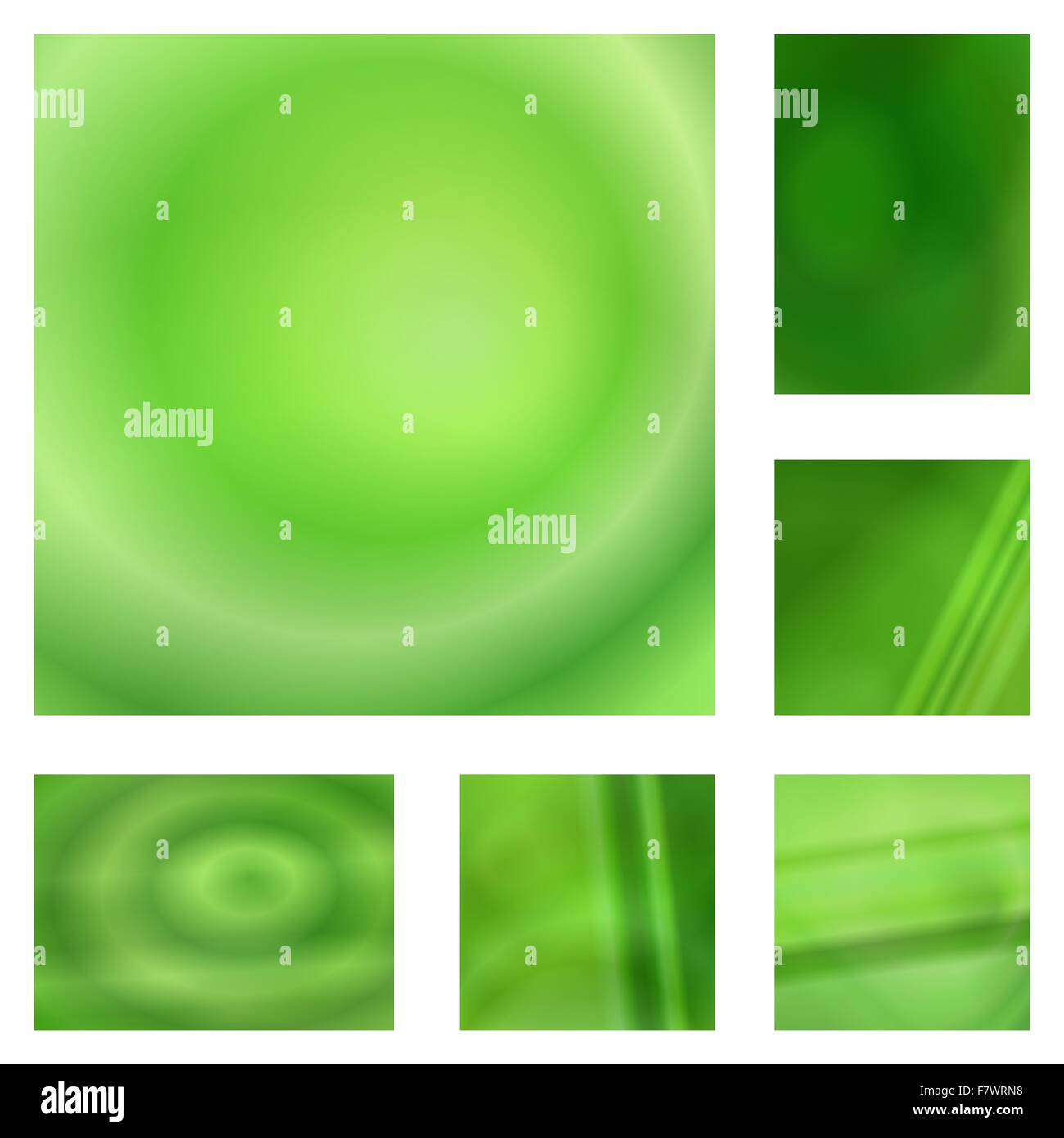 Green gradient abstract background design set Stock Vector Image & Art ...