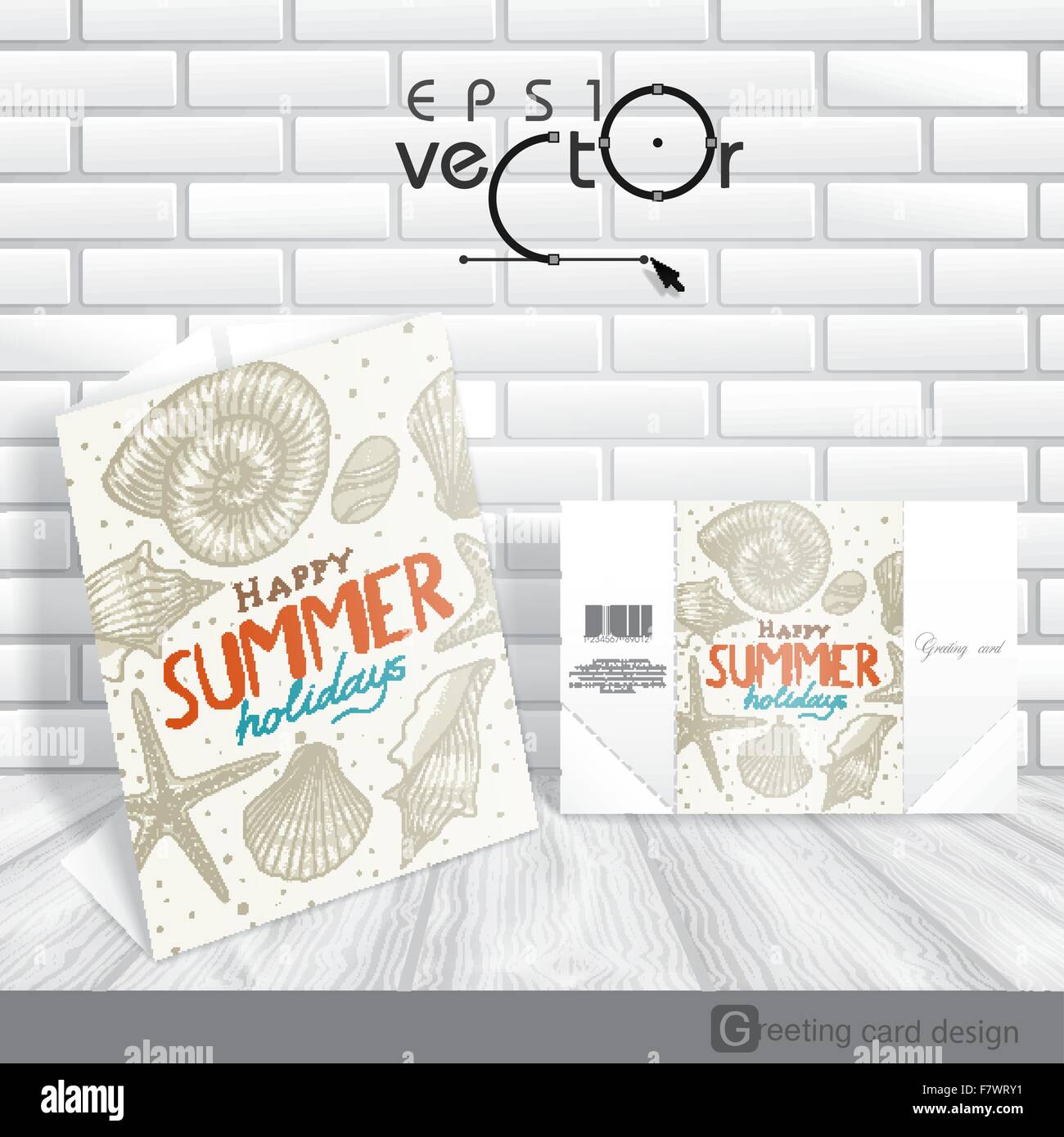 Greeting Card Design, Template Stock Vector Image & Art - Alamy