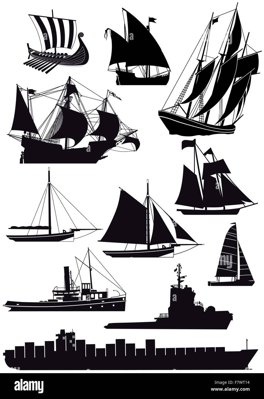 Ships and sailing ships Stock Vector Image & Art - Alamy