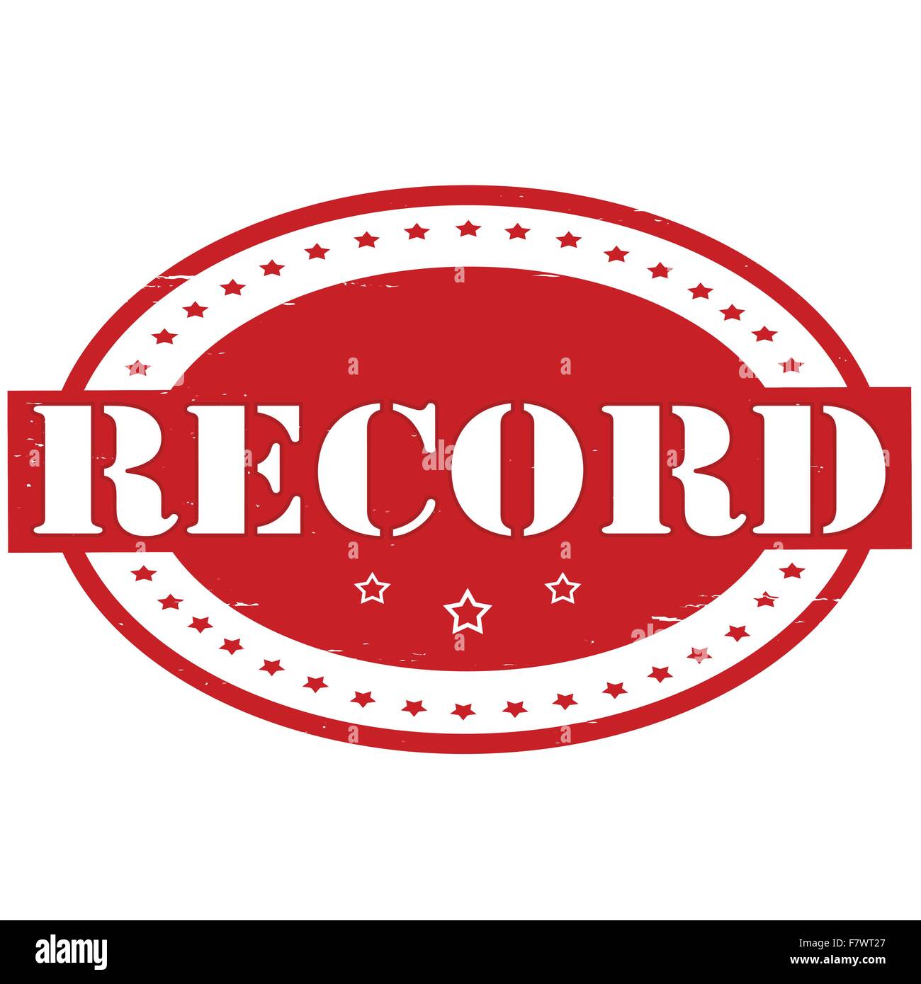Record stamp Stock Vector Images - Alamy
