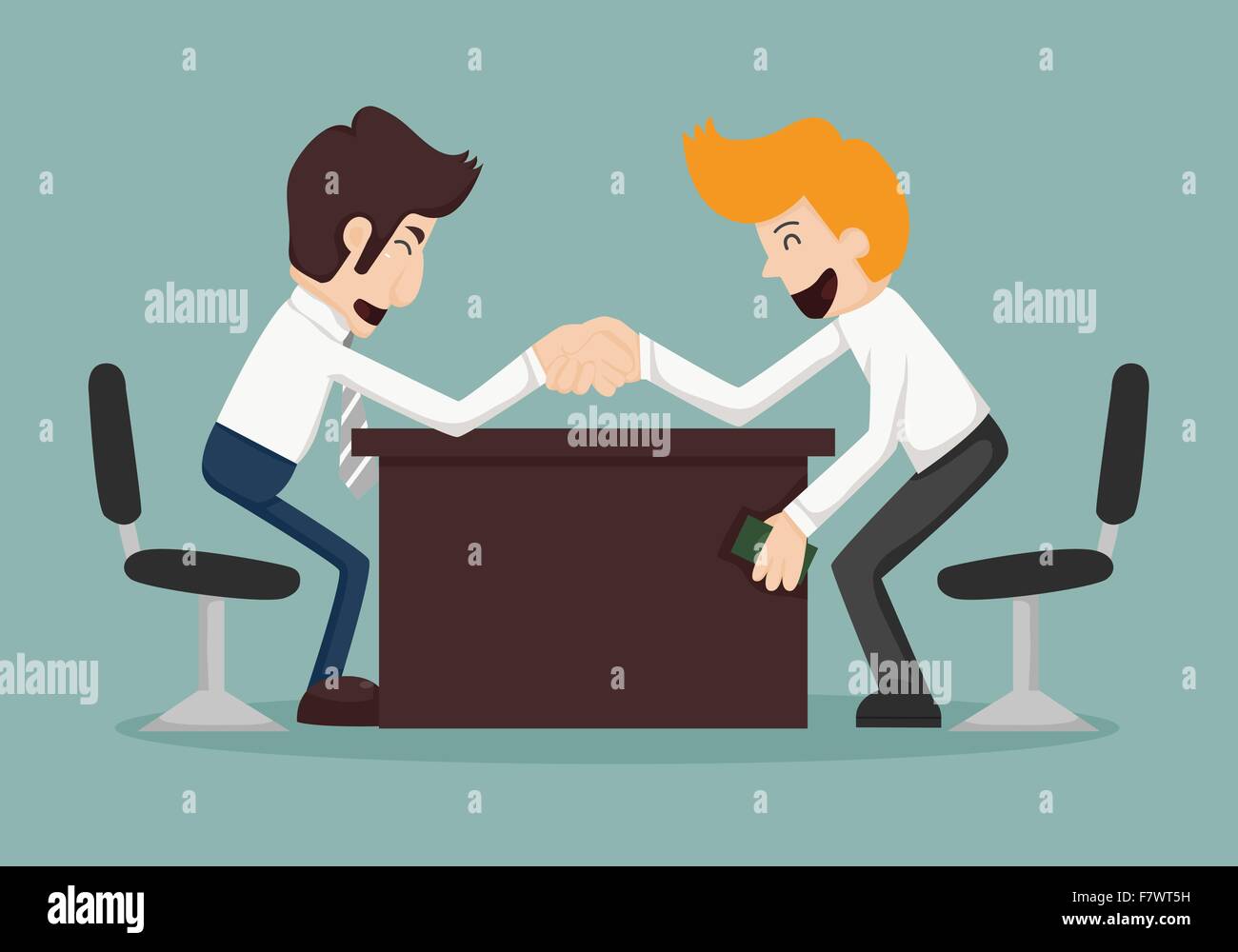 Illegal deal business businessman Stock Vector Images - Alamy