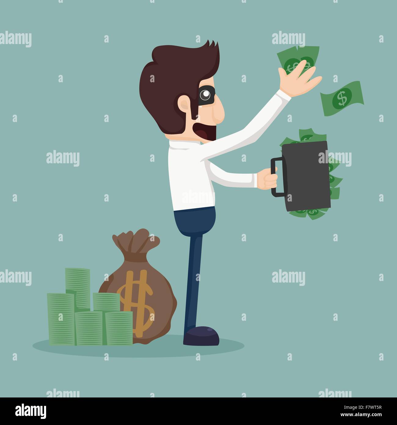 Businessman corruption concept Stock Vector Image & Art - Alamy