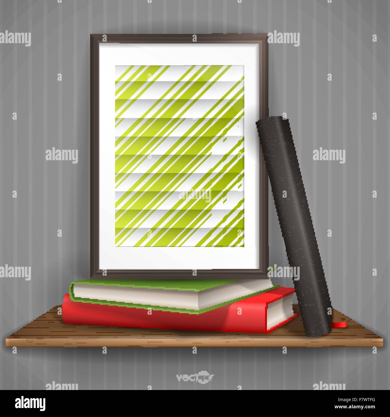 Shelf white color empty Stock Vector Images - Alamy
