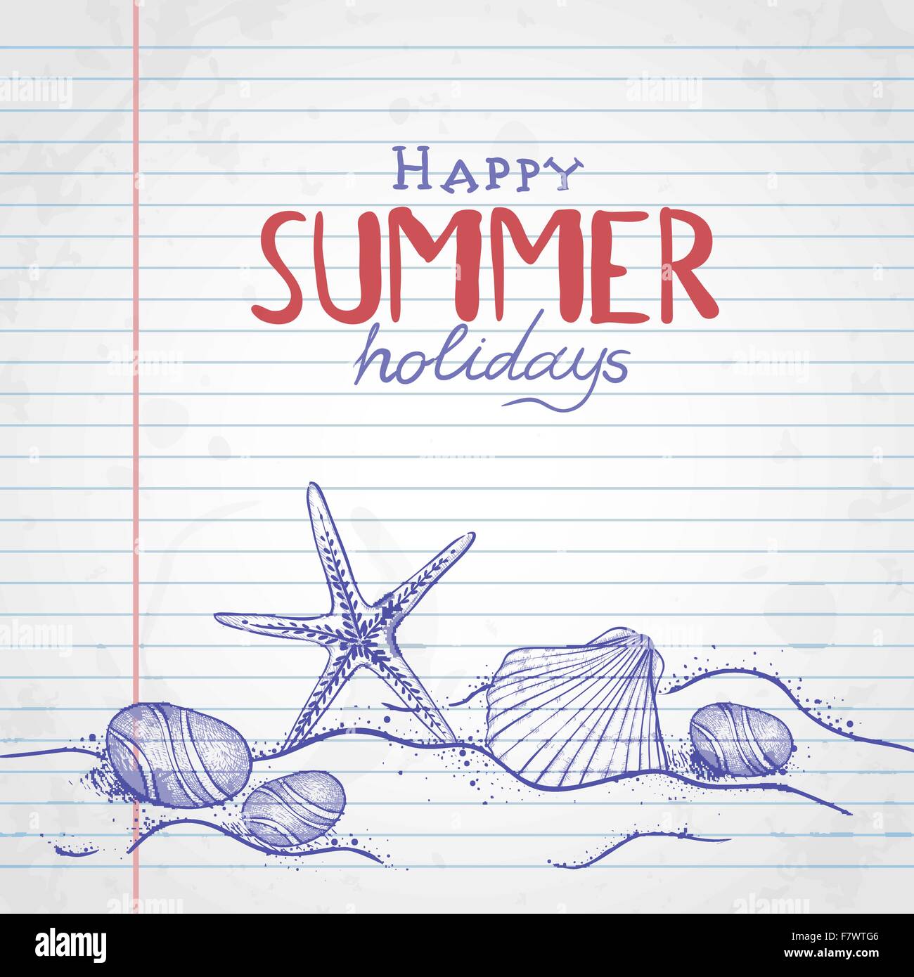 Hand drawn sketch notebook Stock Vector Images - Alamy