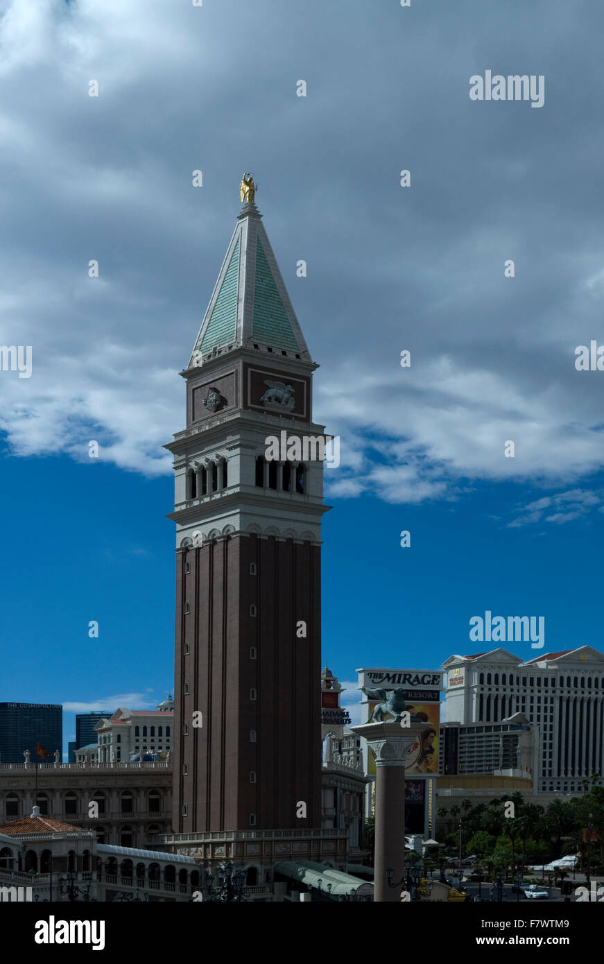 Venetian Tower Las Vegas Nevada USA Stock Photo - Alamy
