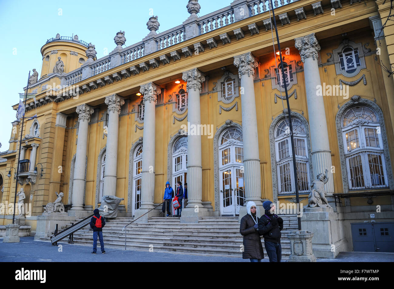 Szechenyi Furdo, Budapest, Hungary Stock Photo - Alamy
