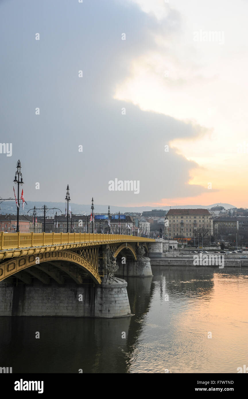Margaret Bridge, Budapest, Hungary Stock Photo - Alamy