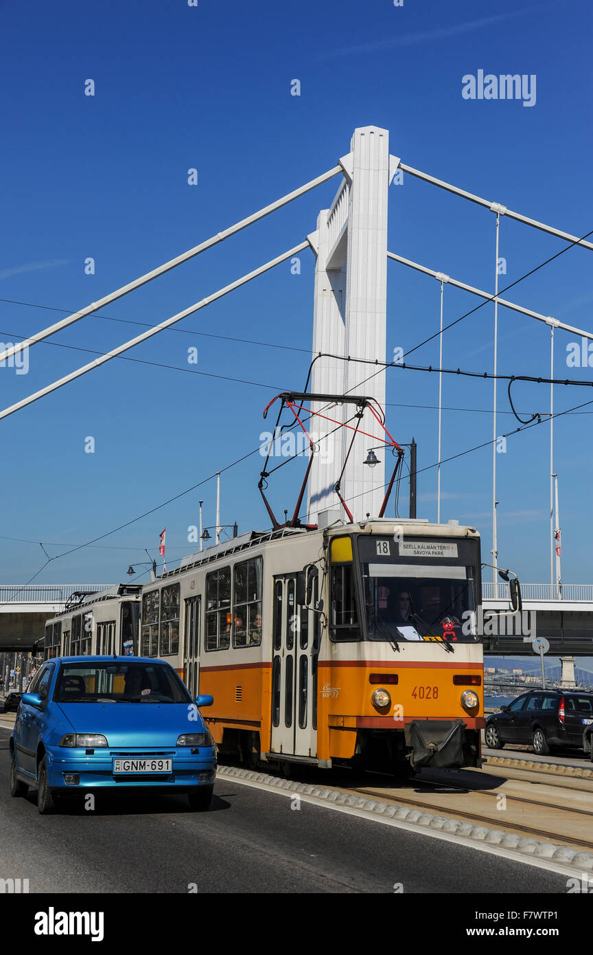 Street View of Budapest, Hungary Stock Photo - Alamy