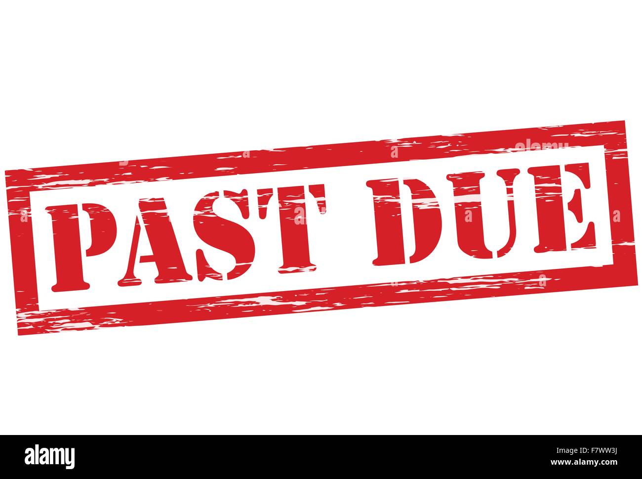 Past due stamp Stock Vector Images - Alamy