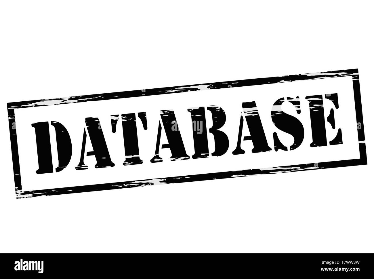 Database sign Cut Out Stock Images & Pictures - Alamy