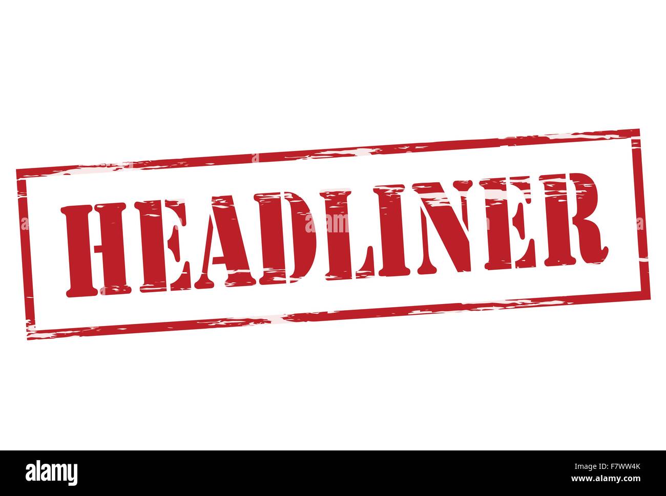 Headliner stamp hi-res stock photography and images - Alamy