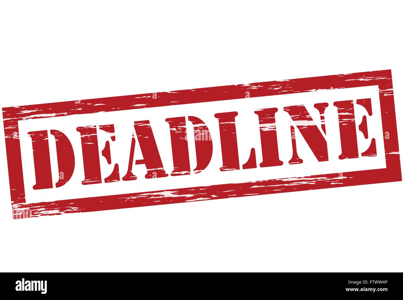 Deadline Stamp High Resolution Stock Photography and Images - Alamy
