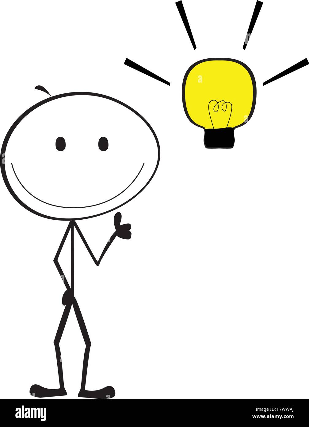 Stickman draw Cut Out Stock Images & Pictures - Alamy