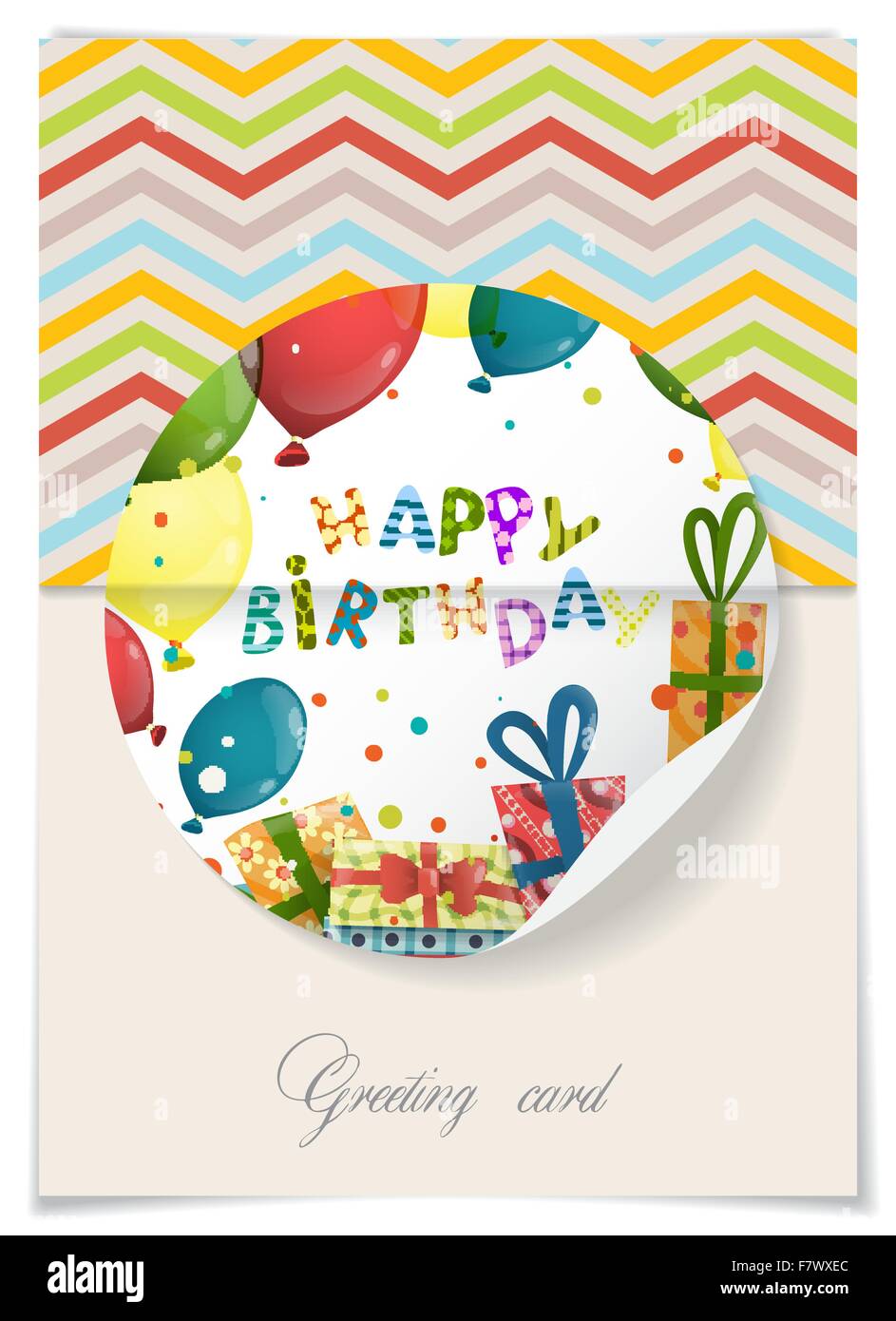 Greeting Card Design, Template Stock Vector Image & Art - Alamy